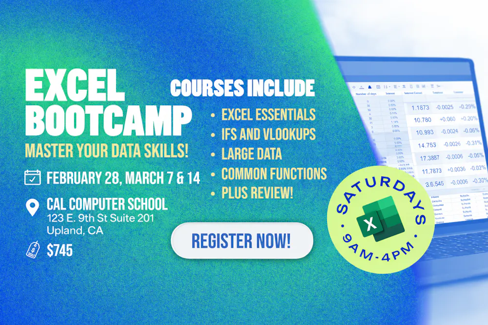 In-Person Excel Bootcamp | Partiful