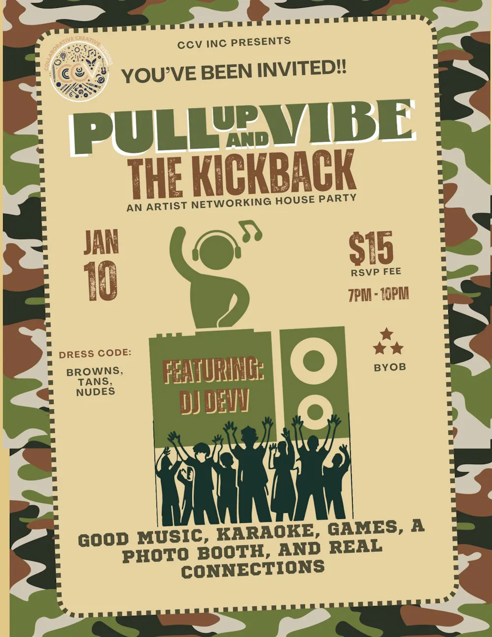 Pull Up & Vibe: The Kickback | Partiful