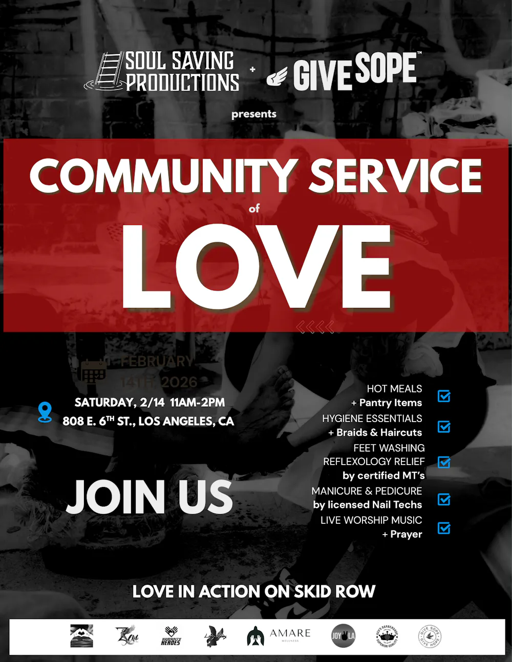 Community Service of LOVE | Partiful