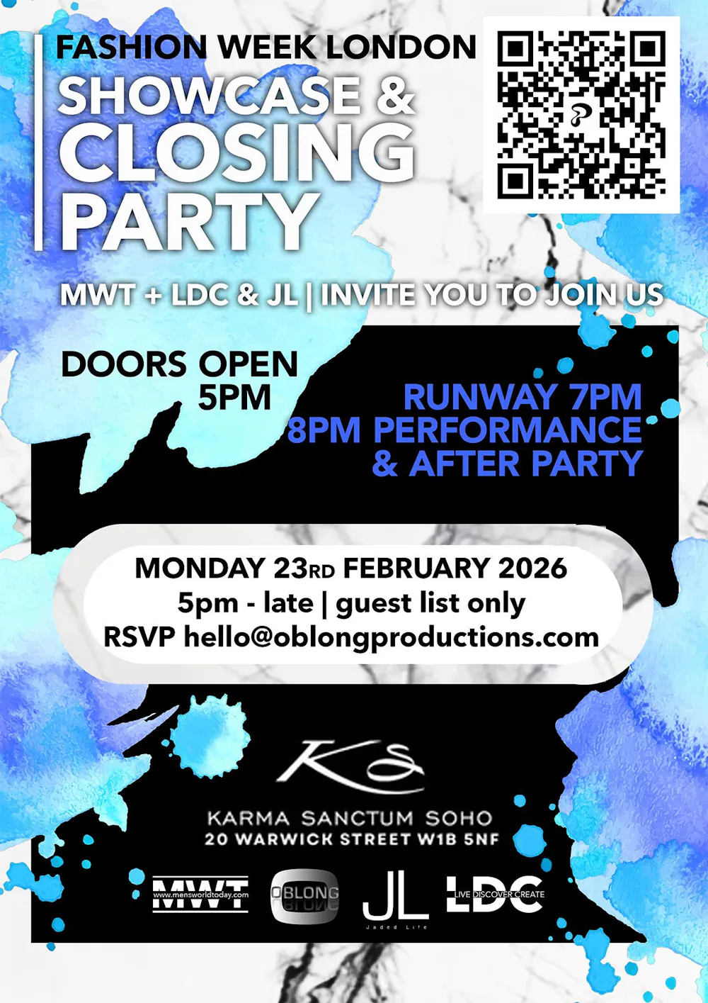 FASHION WEEK LONDON SHOWCASE &… | Partiful