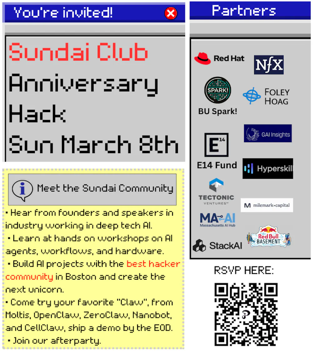 Sundai Anniversary - 8 Mar | Partiful