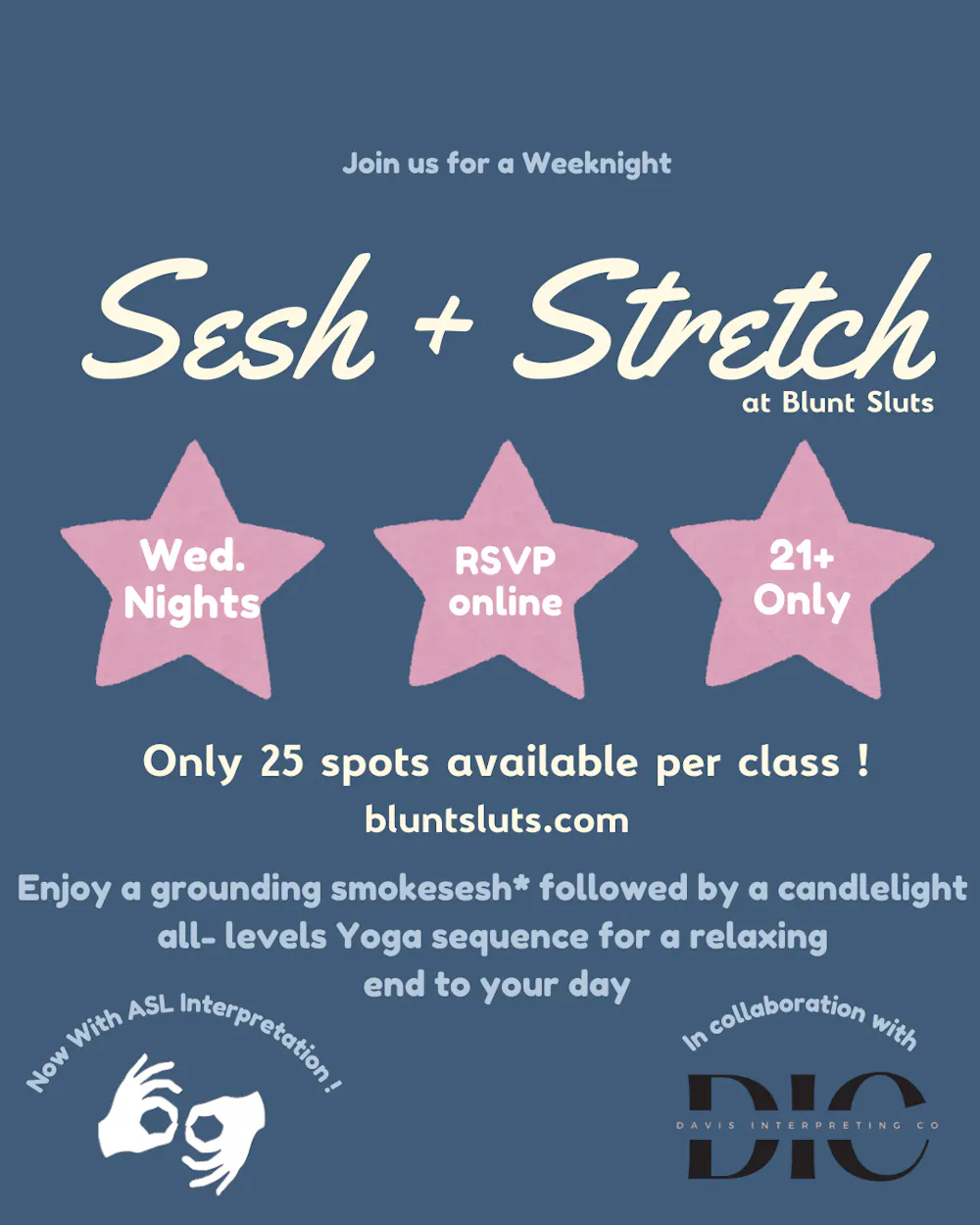 Sesh + Stretch with Natalie (A… | Partiful