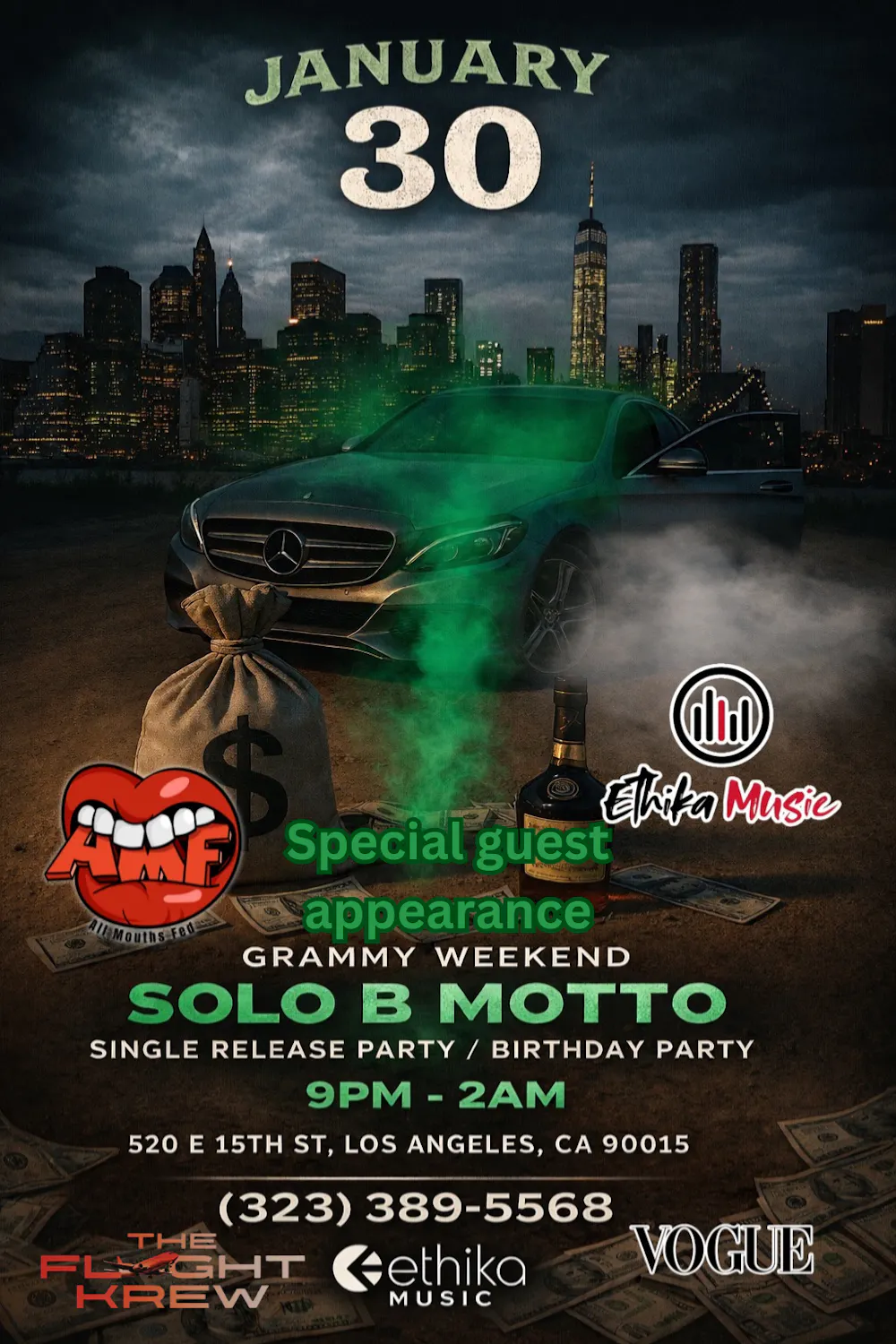 Grammy weekend single release … | Partiful
