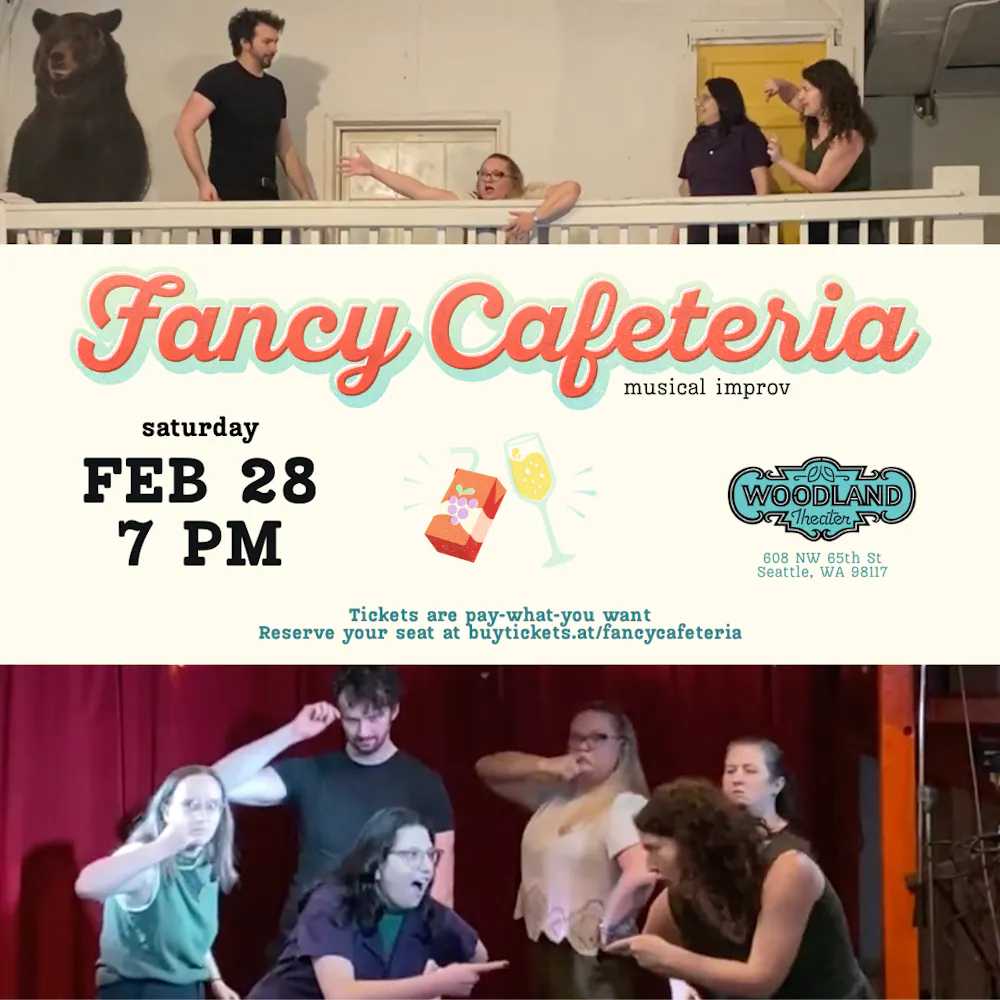 Fancy Cafeteria Musical Improv… | Partiful