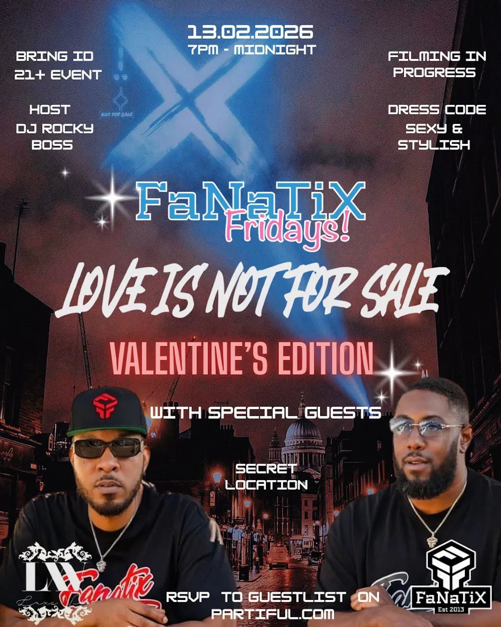 FaNaTiX Fridays x LINFS: Val… | Partiful