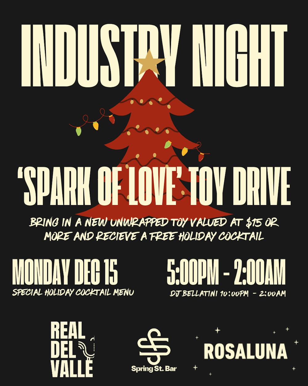 INDUSTRY NIGHT + 'SPARK OF LOV… | Partiful