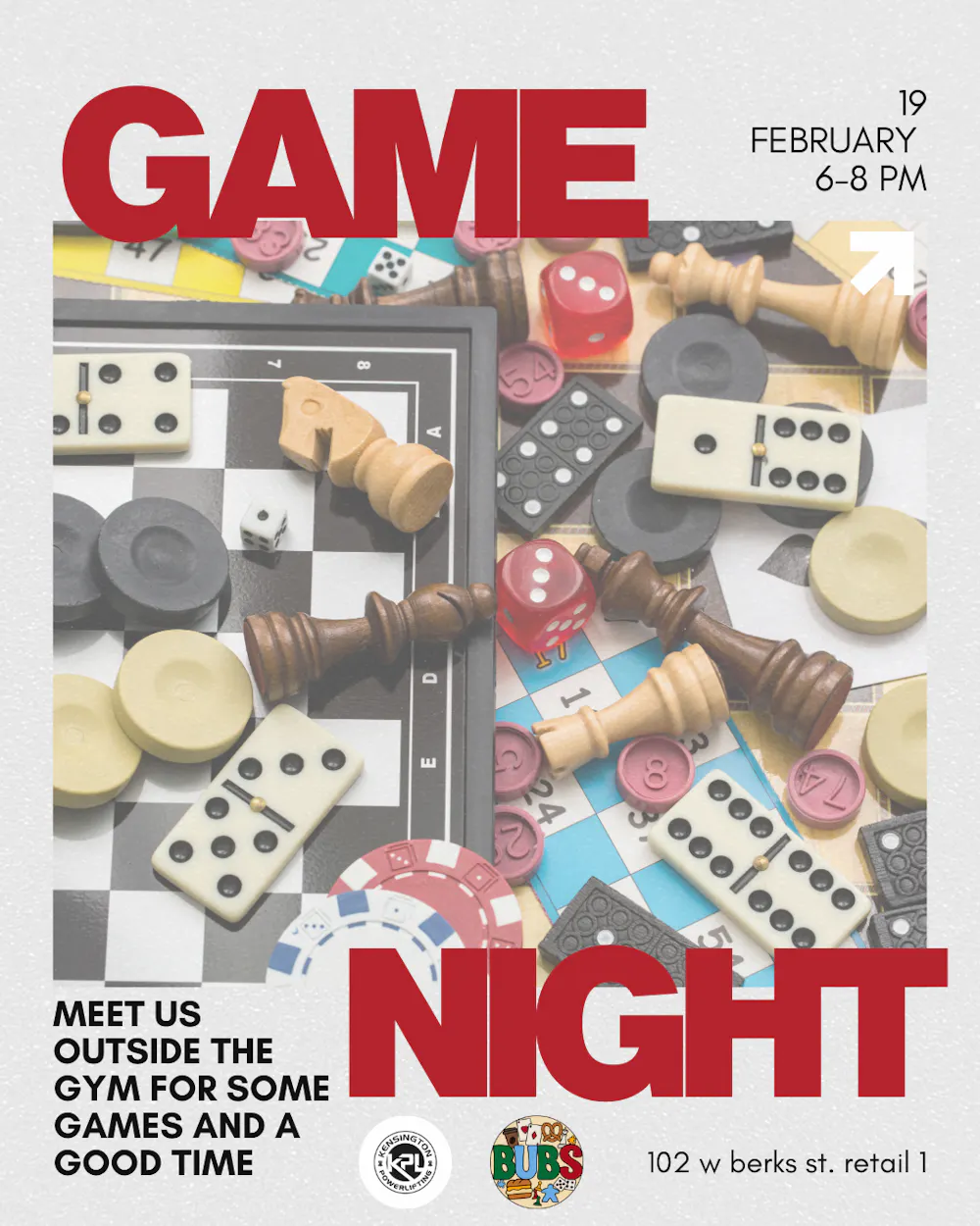 Game Night at Bubs | Partiful