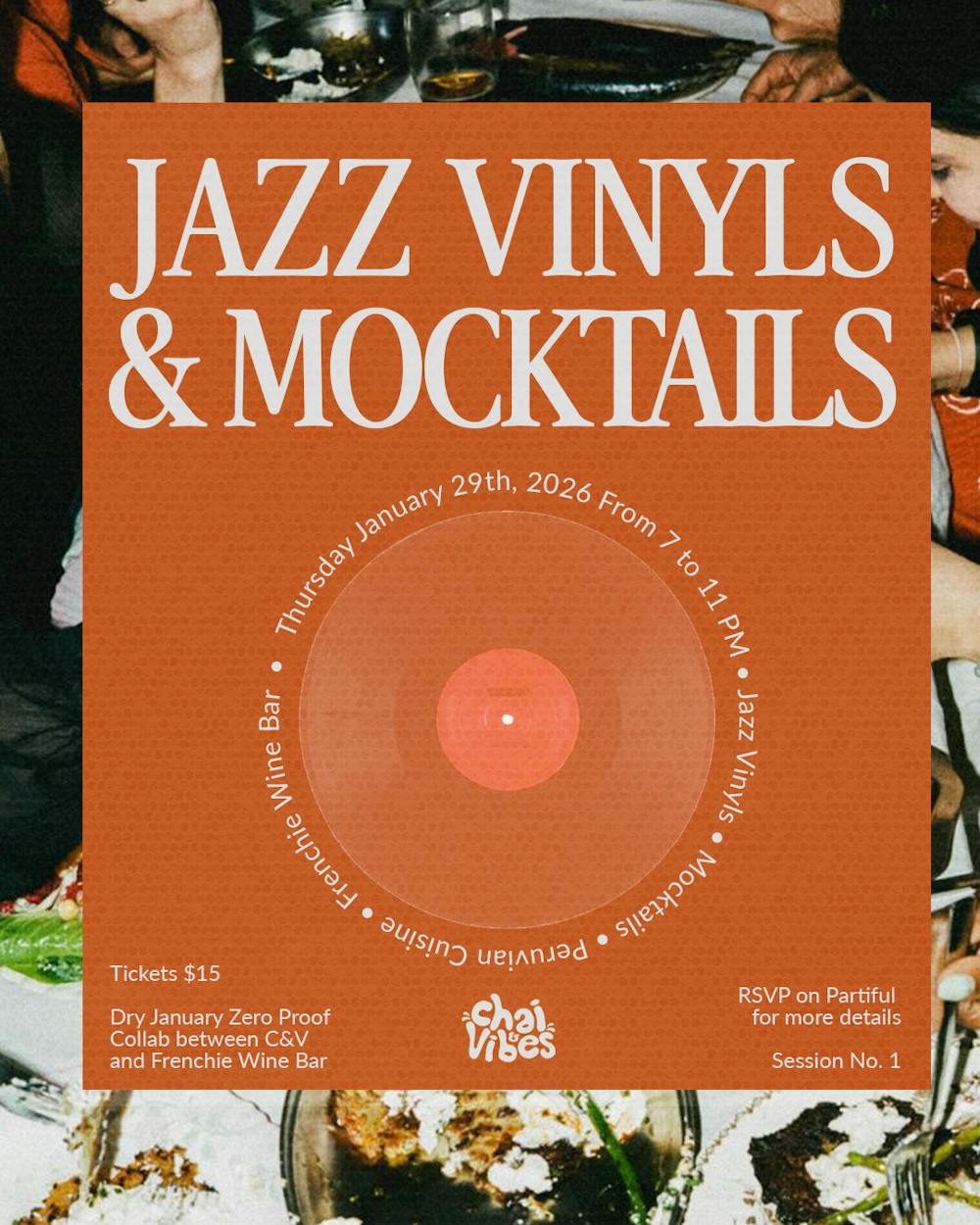 Jazz Vinyls & Mocktails | Partiful