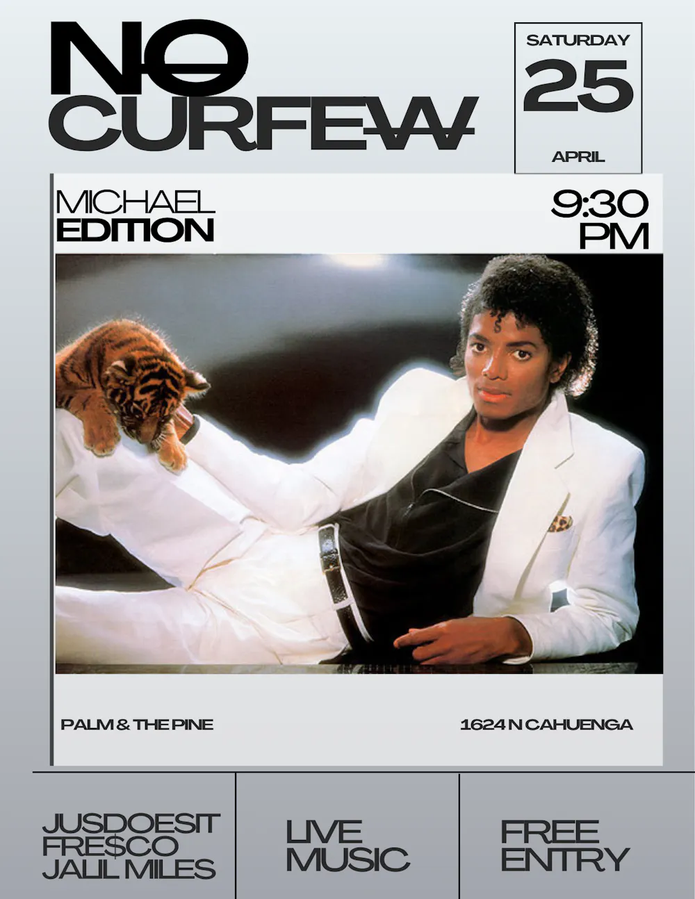 No Curfew: Michael👑Edition | Partiful