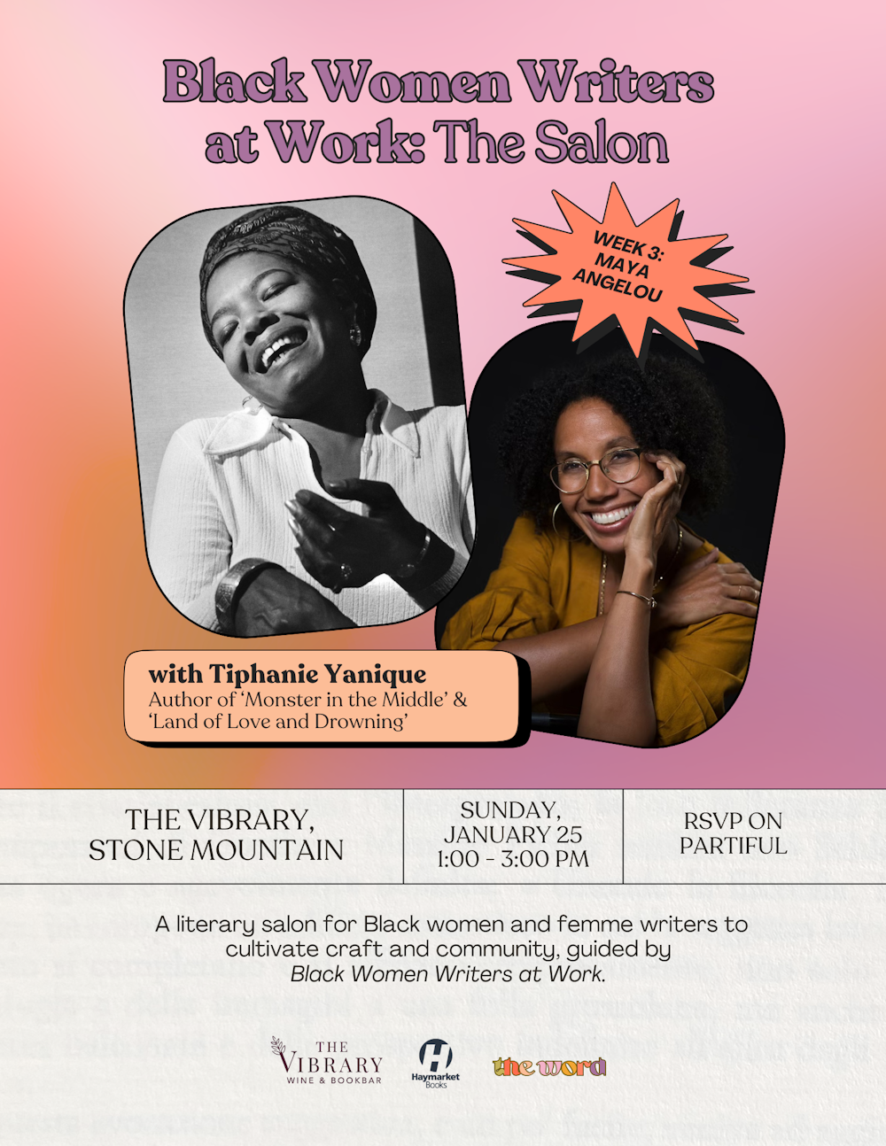 Black Women Writers at Work: M… | Partiful