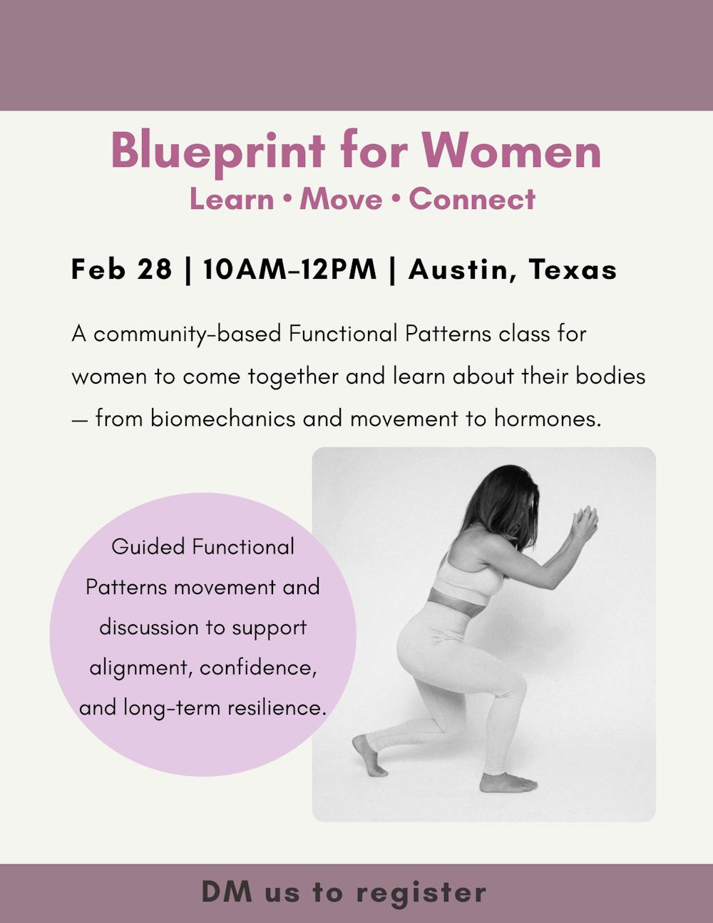 BLUEPRINT FOR WOMEN | Partiful