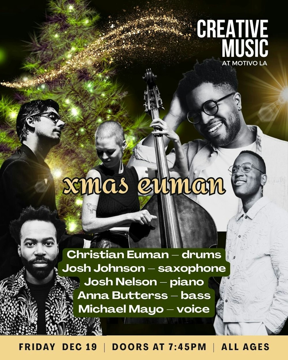 Creative Music at Motivo: Xmas… | Partiful