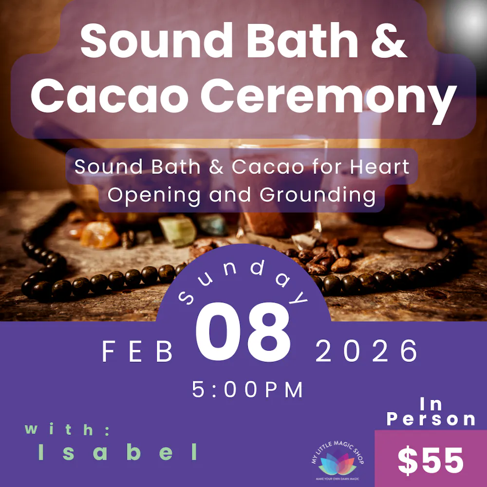 Sound Bath and Cacao Ceremony … | Partiful
