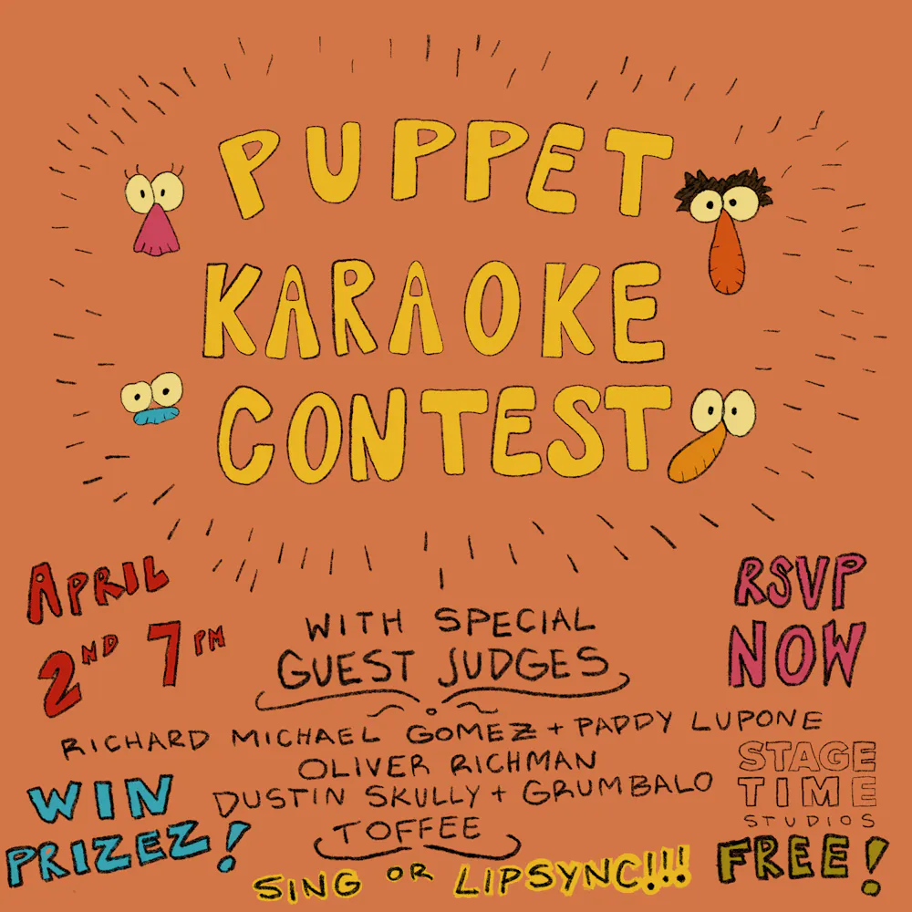Puppet Karaoke Contest | Partiful