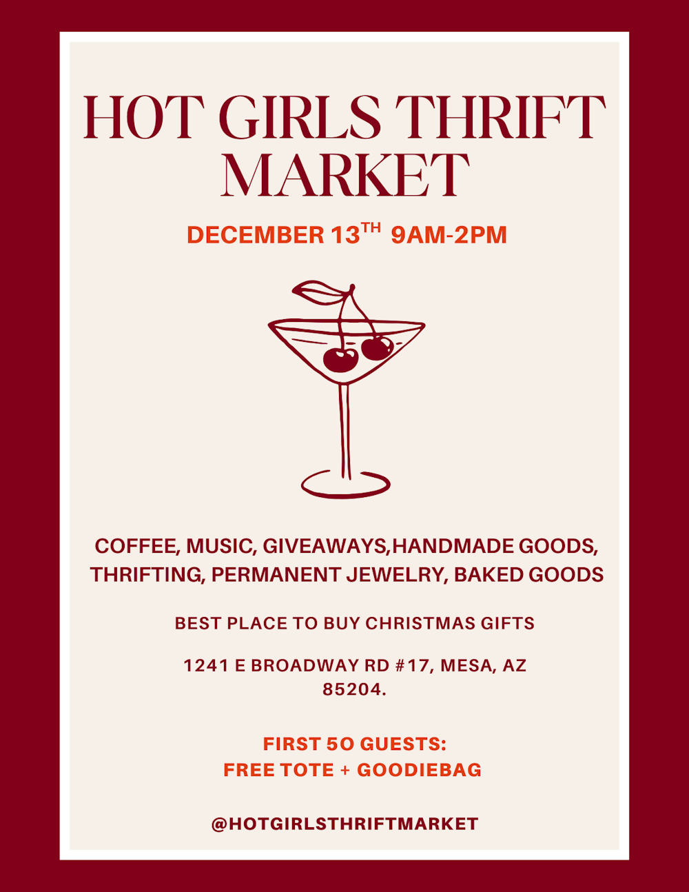 Hot Girls Thrift Market | Partiful