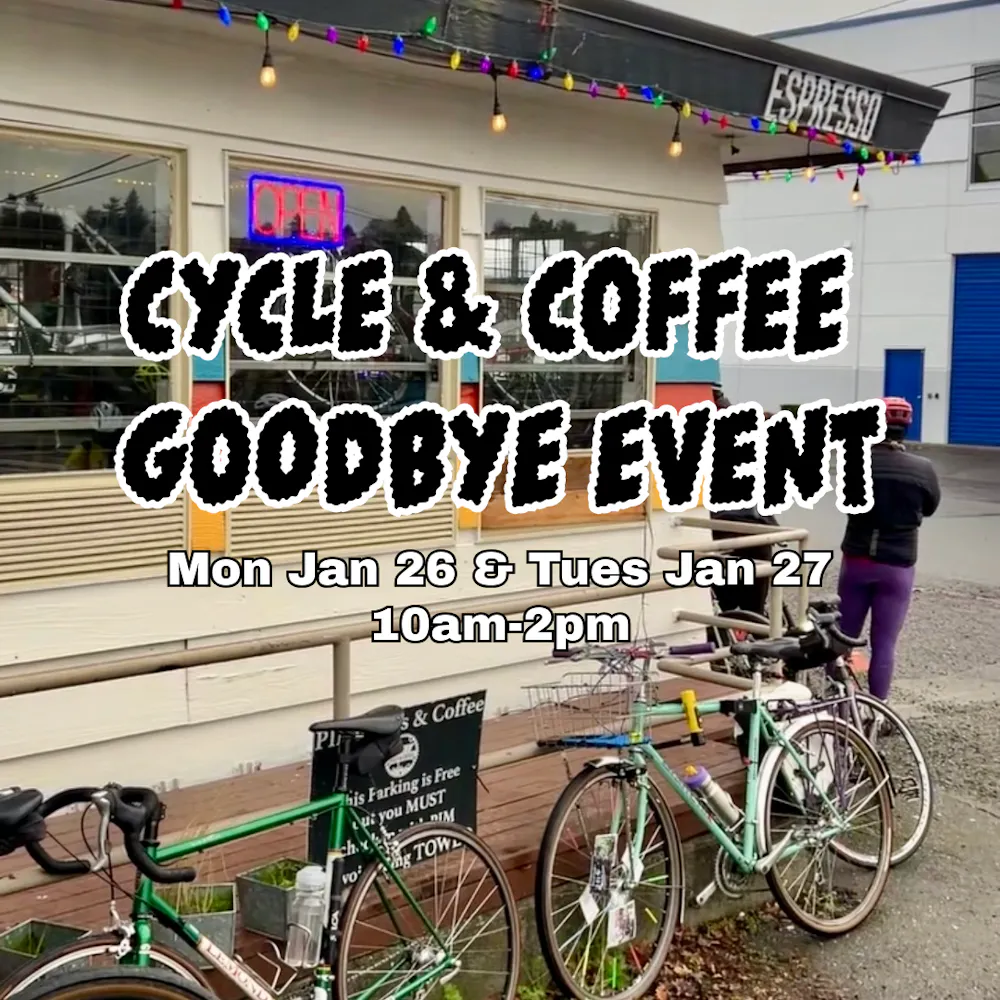 Cycle & Coffee Goodbye Event | Partiful