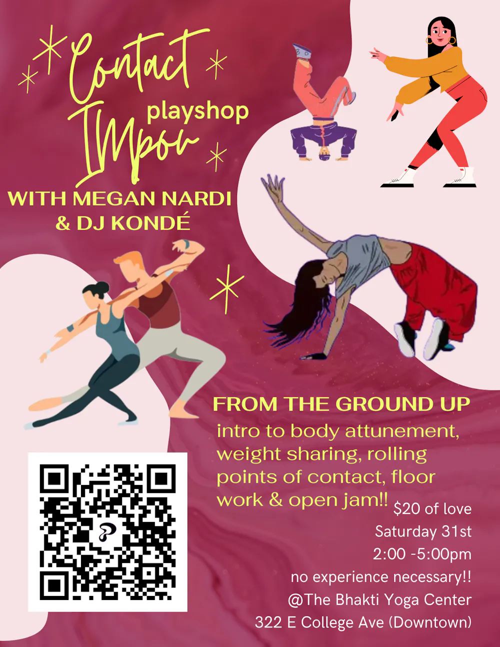 Contact Improv Dance Playshop … | Partiful