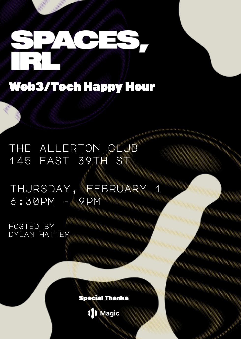 Spaces, IRL: Web3 & Tech NYC G… | Partiful