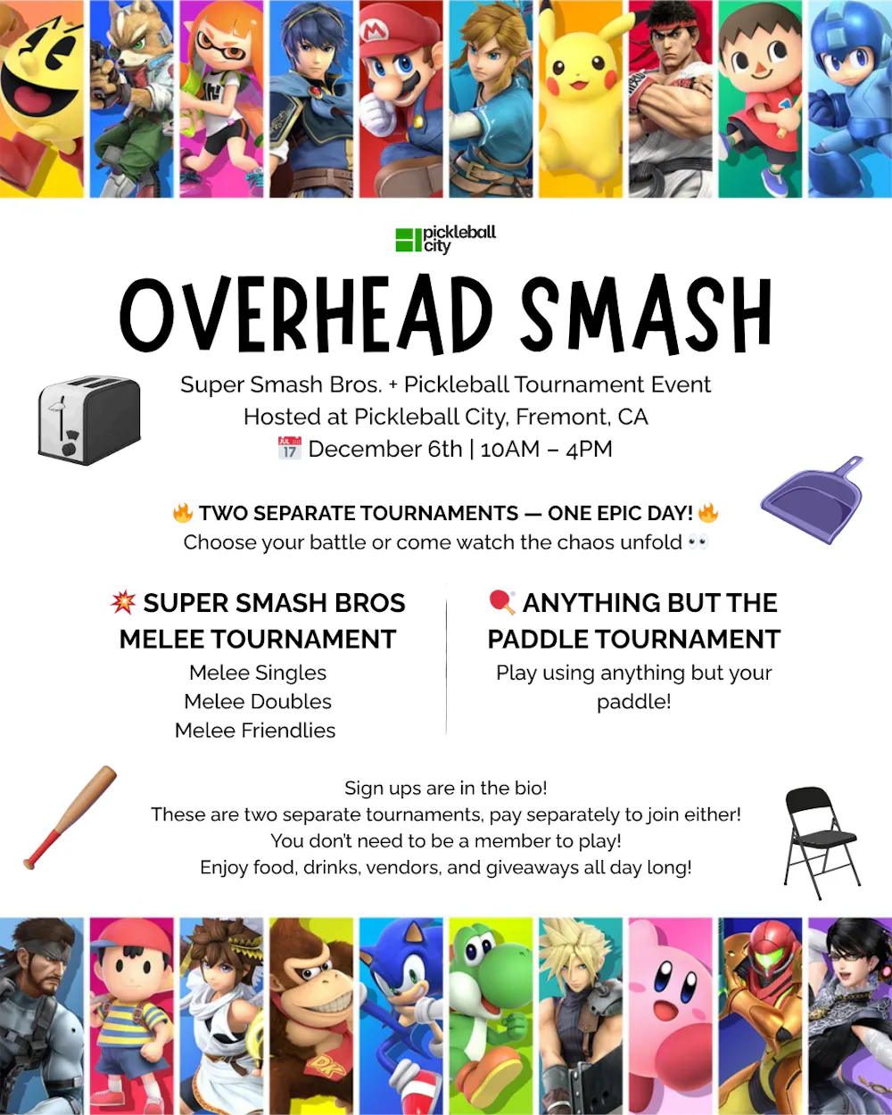 Overhead Smash 👾🏓 | Partiful