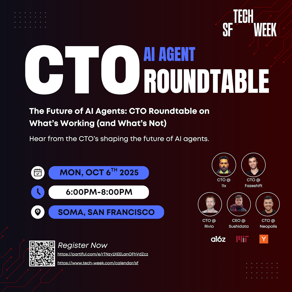 The Future of AI Agents: CTO R… | Partiful