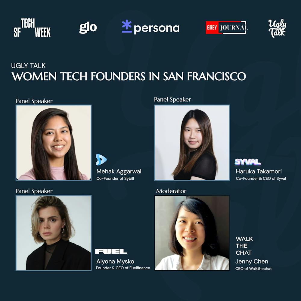 Ugly Talk: Women Tech Founders… | Partiful