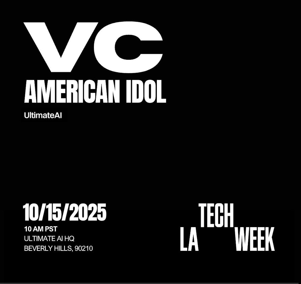 VC American Idol - #LATechWeek | Partiful