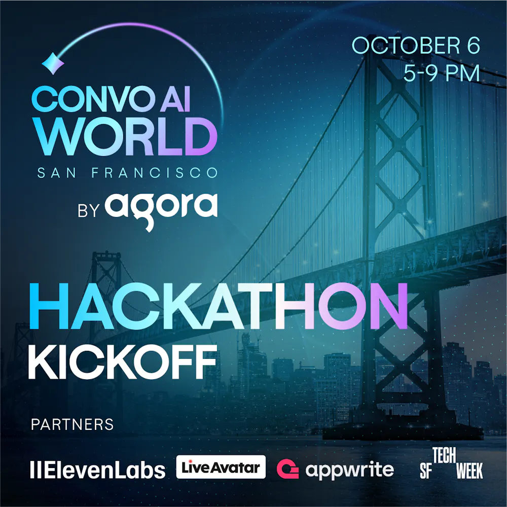 Convo AI World Hackathon Kicko… | Partiful