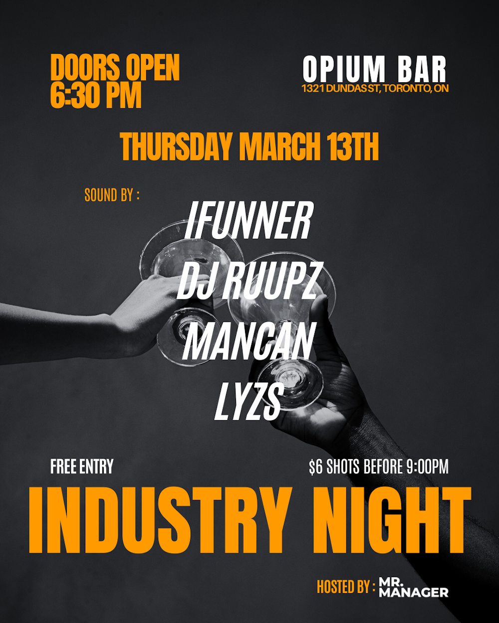 Industry night | Partiful