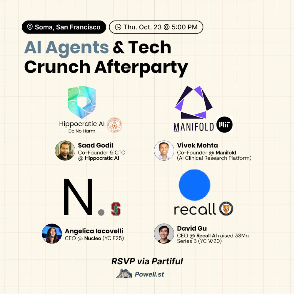 Healthcare AI & Tech Crunch Af… | Partiful