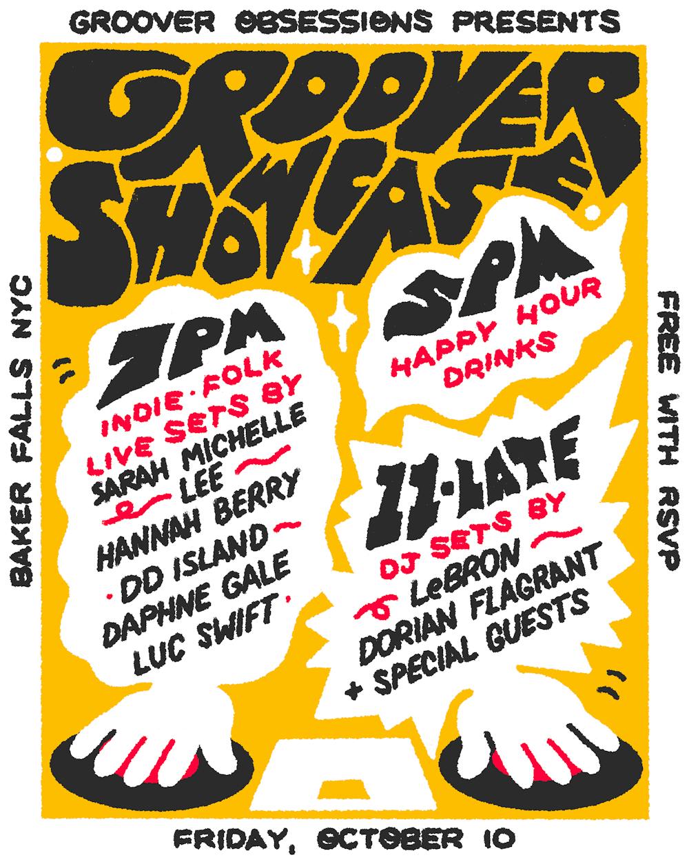 Groover Showcase at Baker Fall… | Partiful