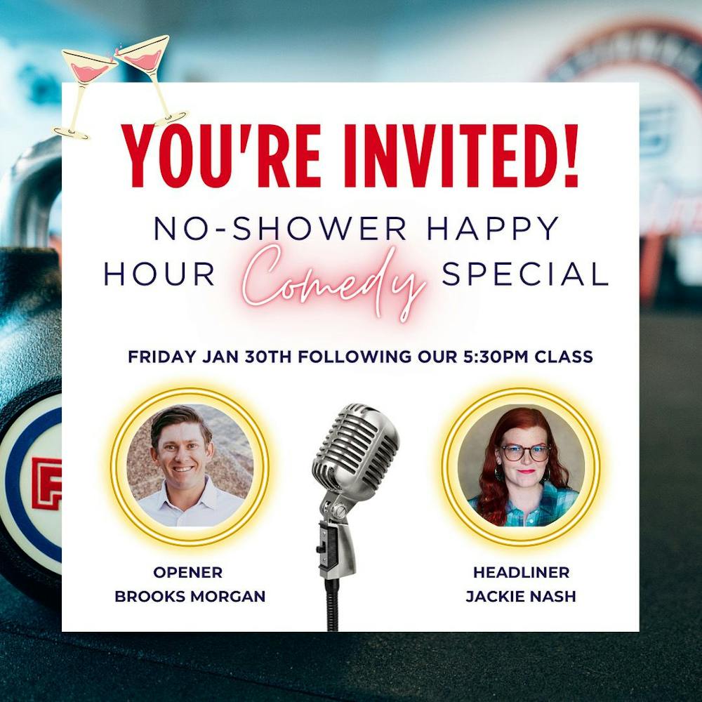 No-Shower Happy Hour Comedy Sp… | Partiful