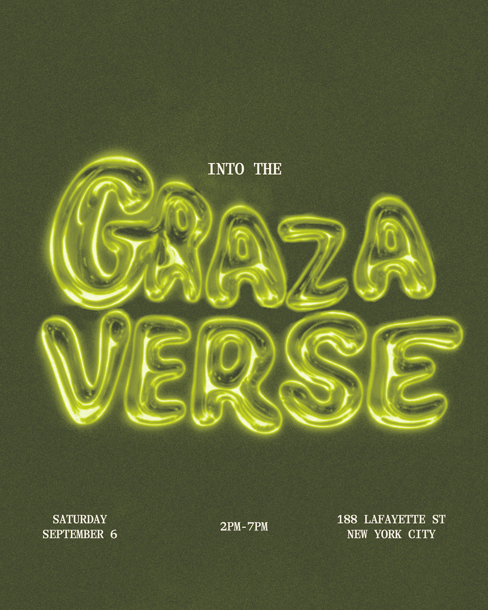 Into The Grazaverse | Partiful