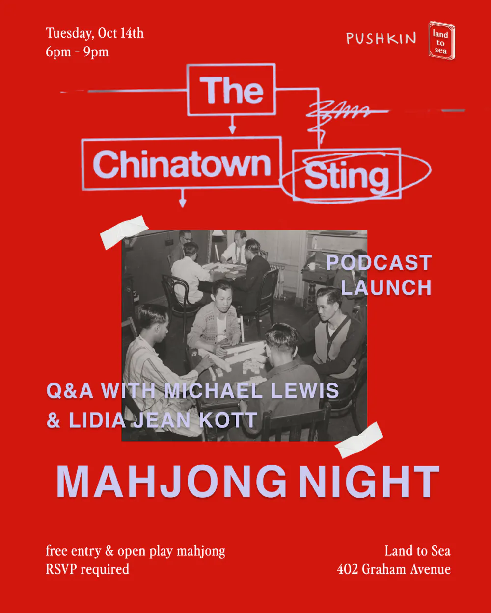 The Chinatown Sting: Mahjong N… | Partiful