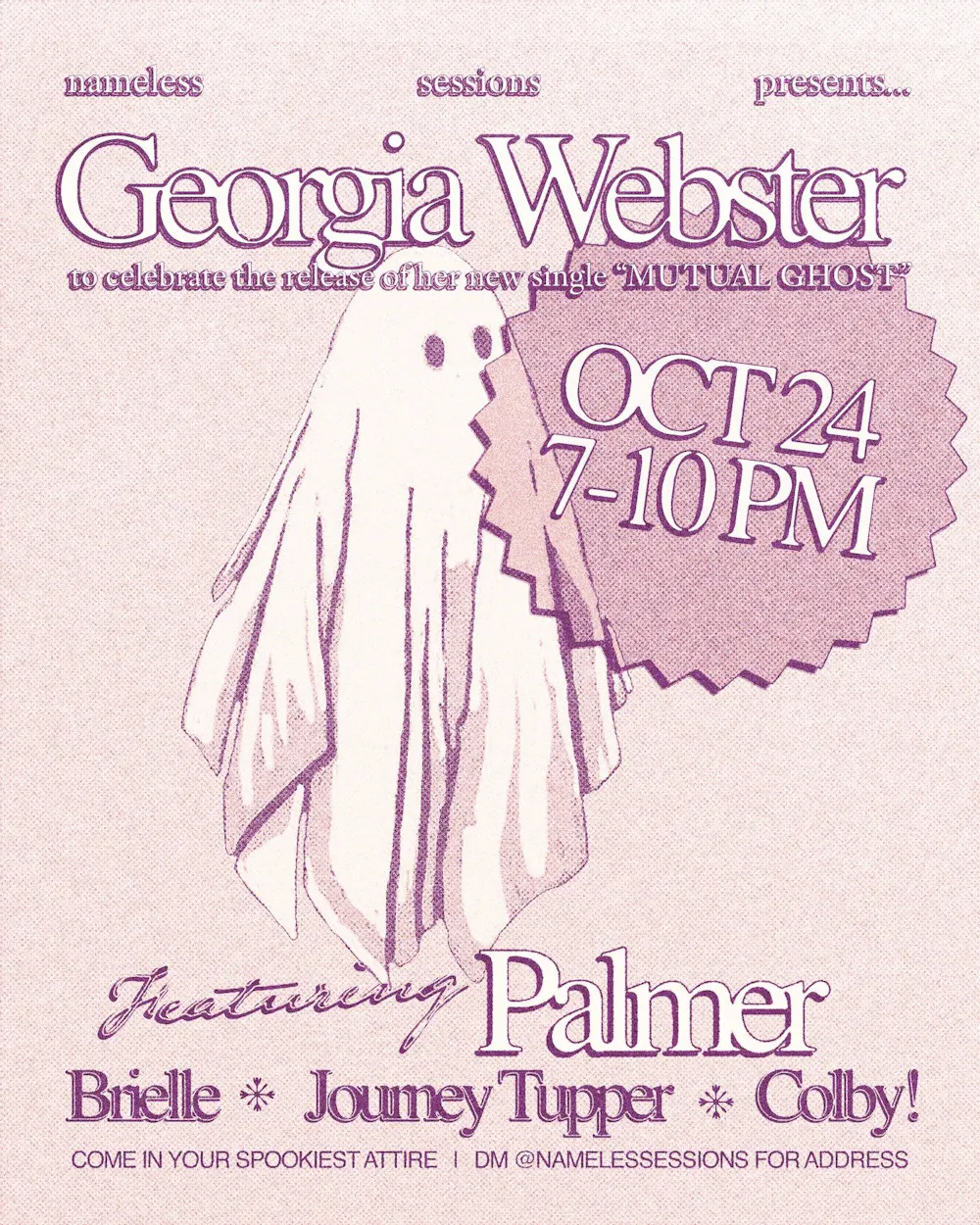 Georgia Webster's "Mutual Ghos… | Partiful