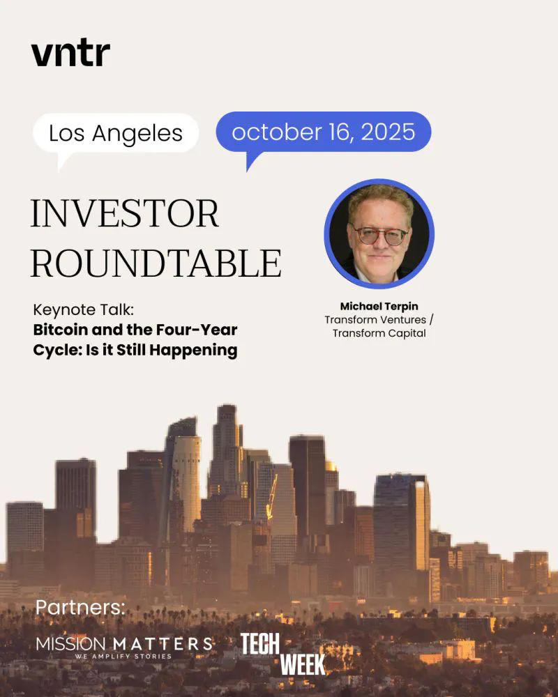 VNTR Investor Roundtable - #LA… | Partiful