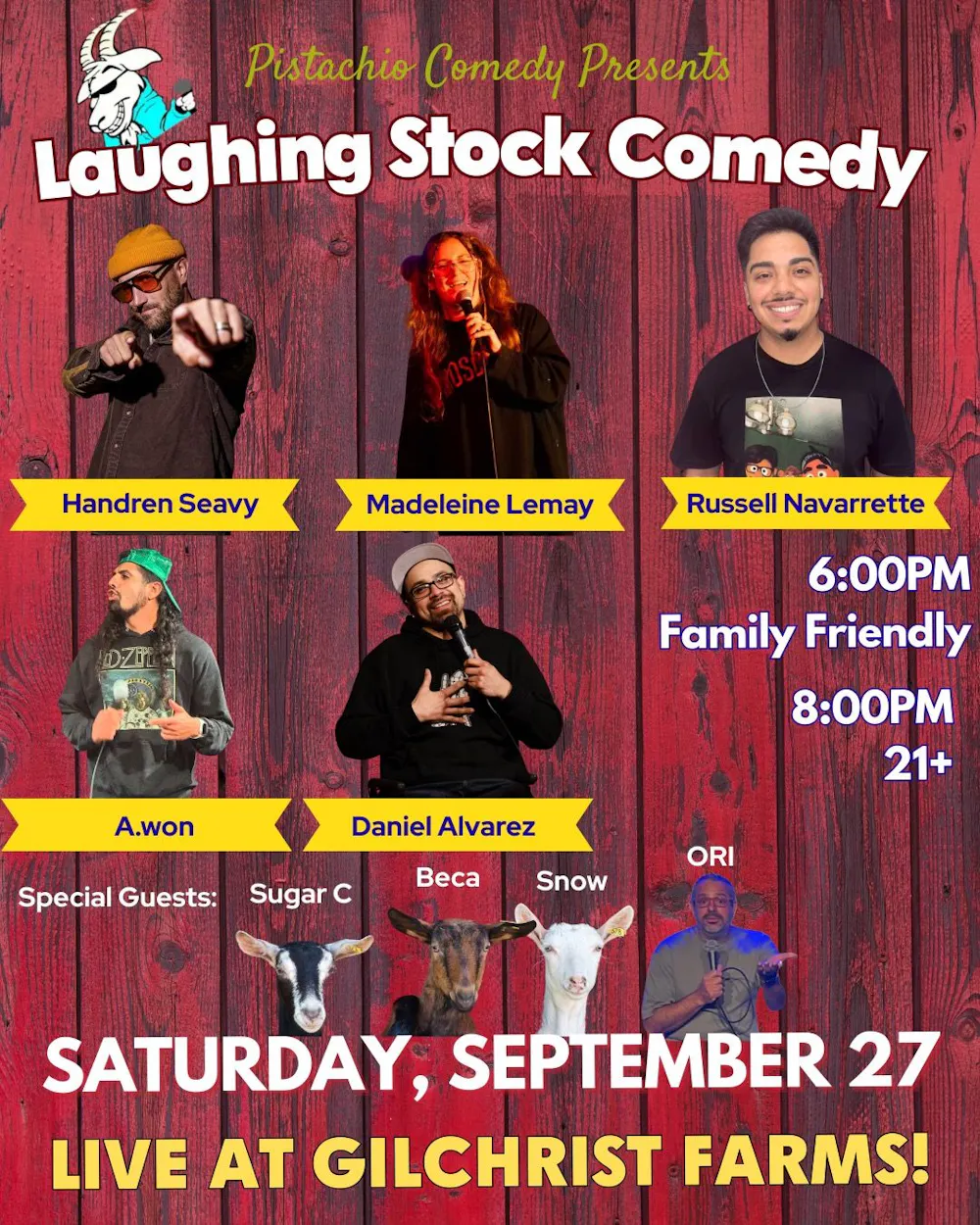 Laughing Stock Comedy | Partiful