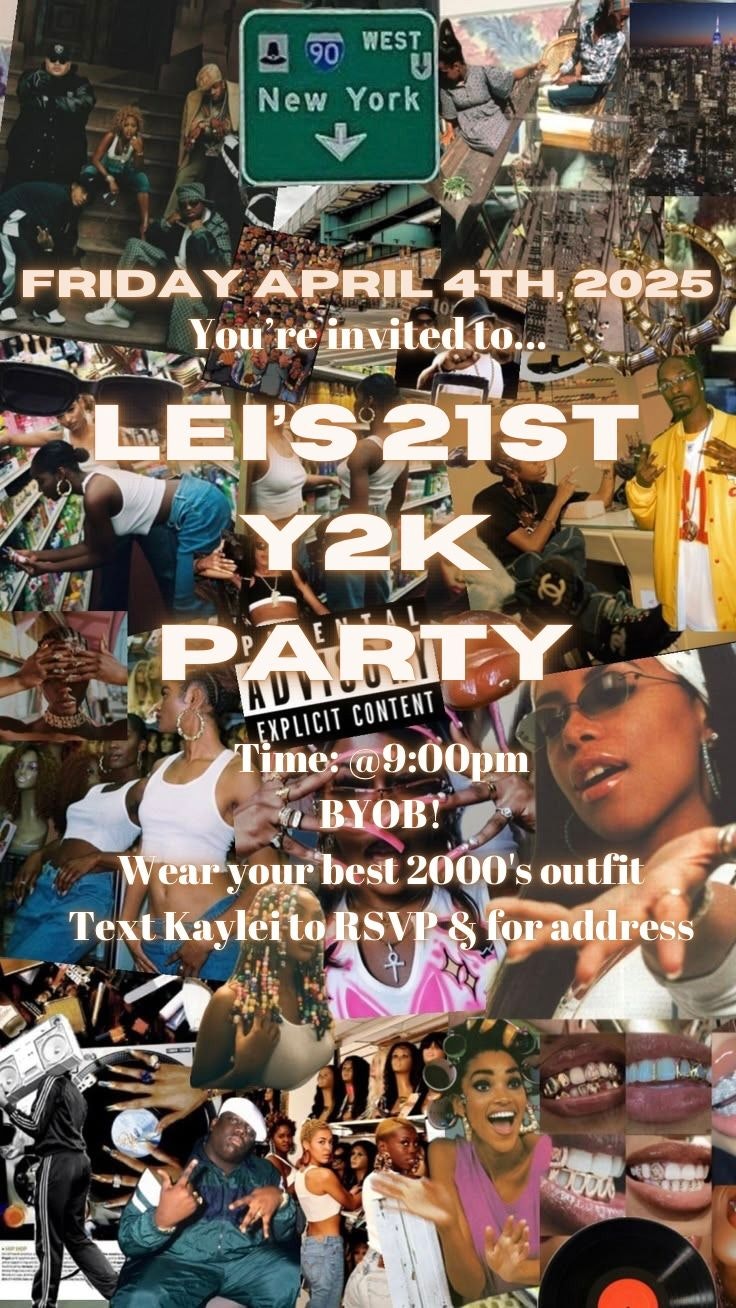 Lei's 21st Y2K Party🤩 | Partiful