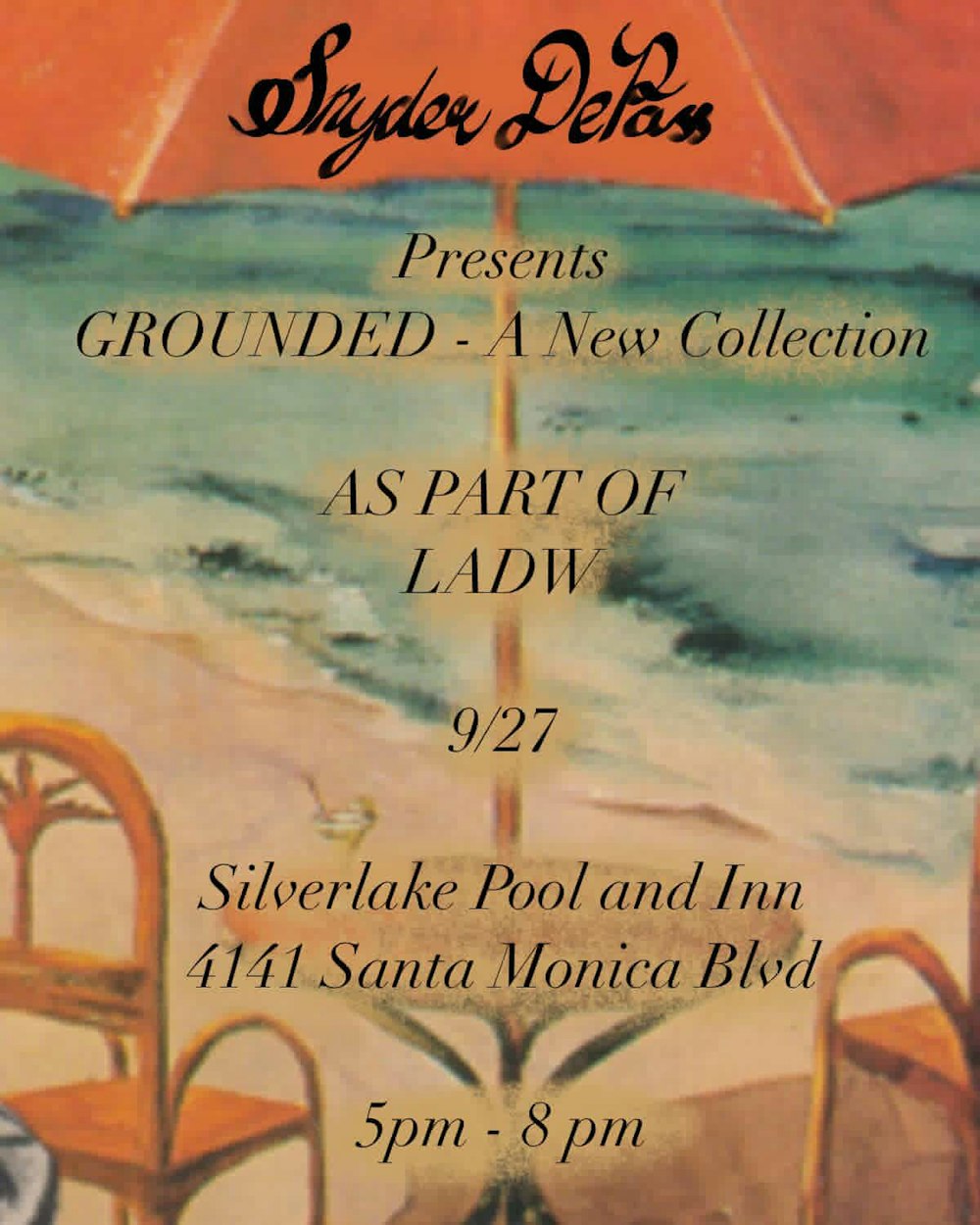 Snyder DePass @ Silver Lake Po… | Partiful