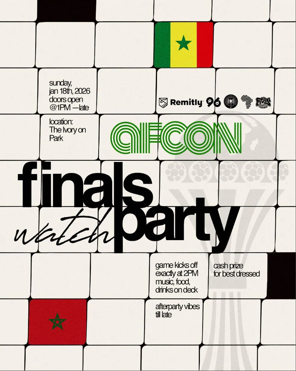 P96 AFCON FINALS WATCH PARTY … | Partiful